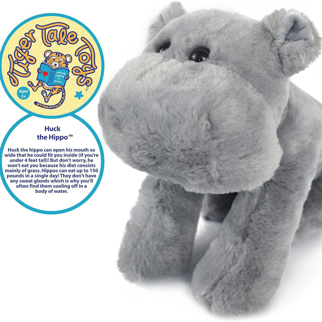 Viahart Huck The Hippo |12 Inch Stuffed Animal Plush – Big Brand Products